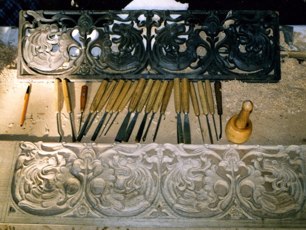 Oriel College Oxford - The Woodcarving Studio